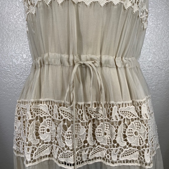 Johnny Was | Dresses | Johnny Was 4lnl Silk Chiffon Selene Dress Sz S ...
